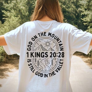 Vintage Men's Bible Shirt PNG, God on the Mountain Hoodie Design Svg ...