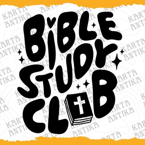 Bible Study Club Cut File, Retro Christian Svg, Love Like Jesus Png ...