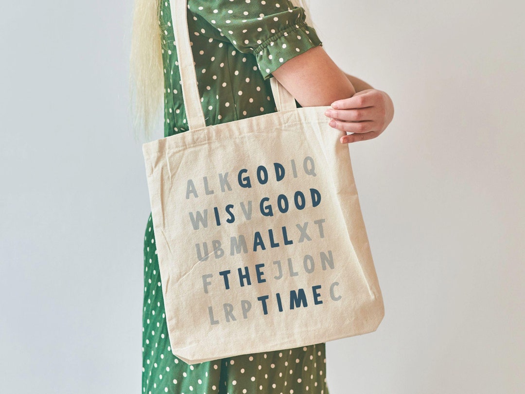 Boho God is Good Tote Bag Png, Bible Study Bag Cut File, Retro ...