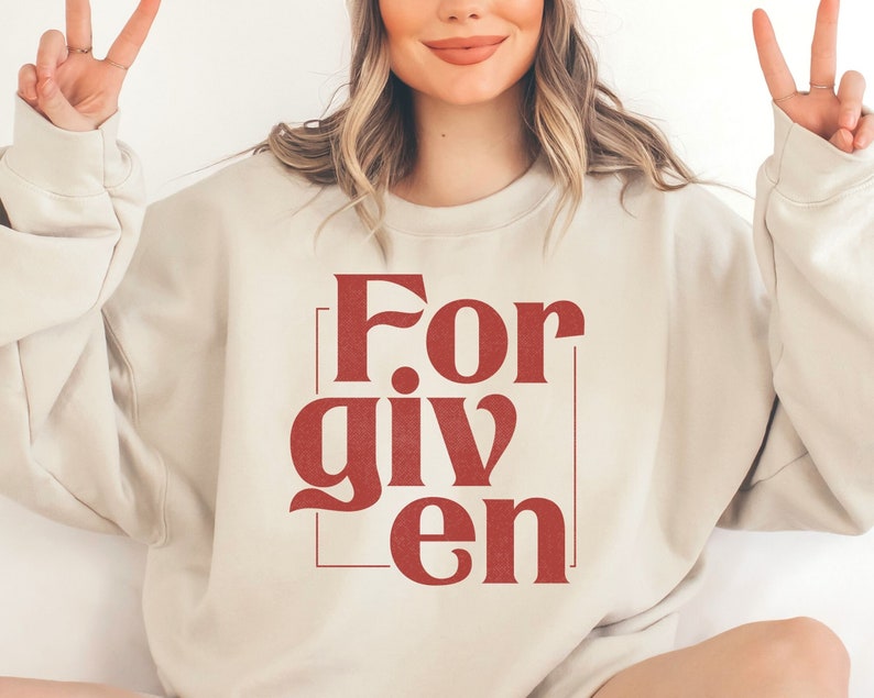 Bible Verse Tshirt Designs Forgiven PNG Sublimation Designs - Etsy