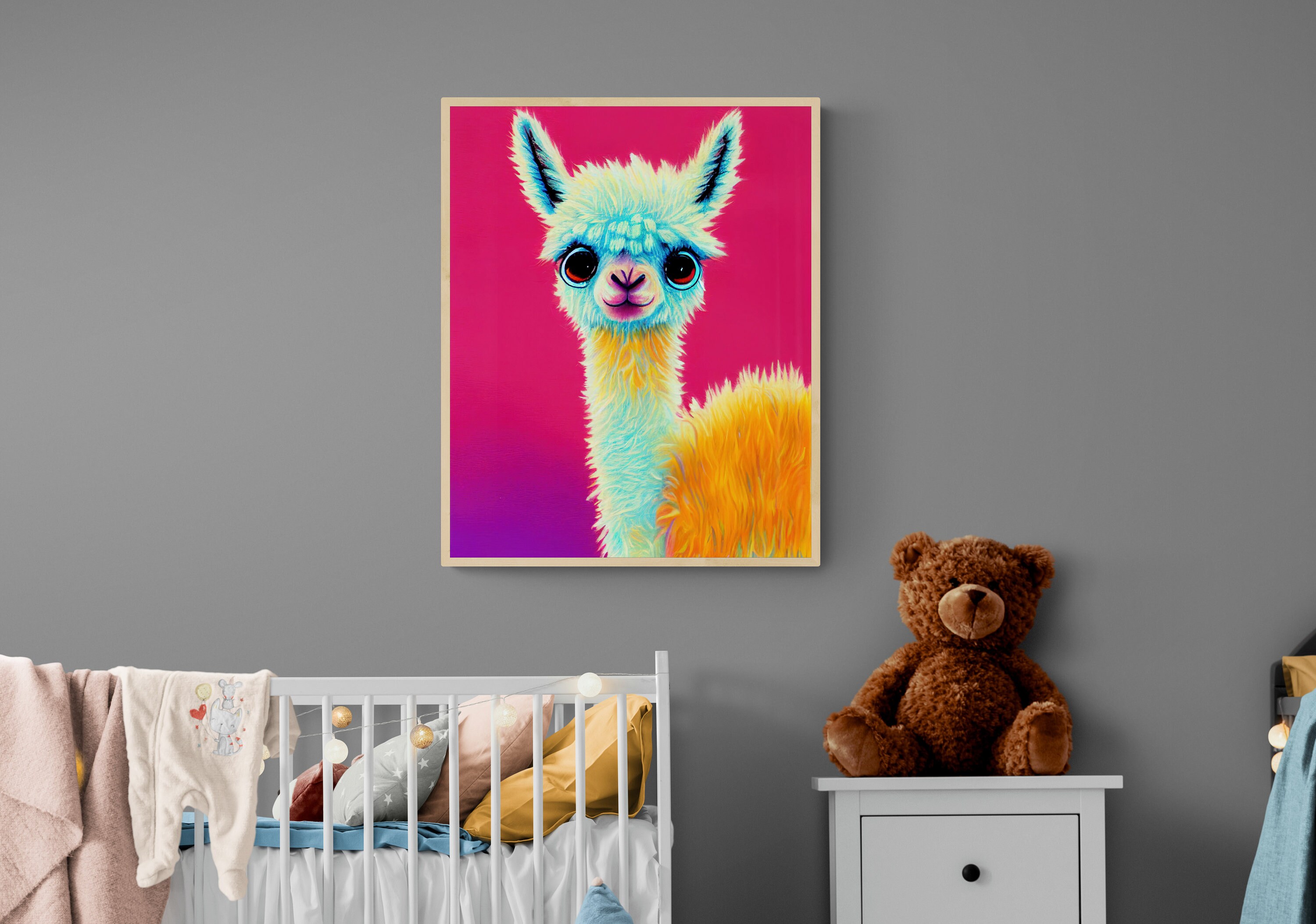 Cute Baby Llama Printable Alpaca Print Llama Print Funny - Etsy