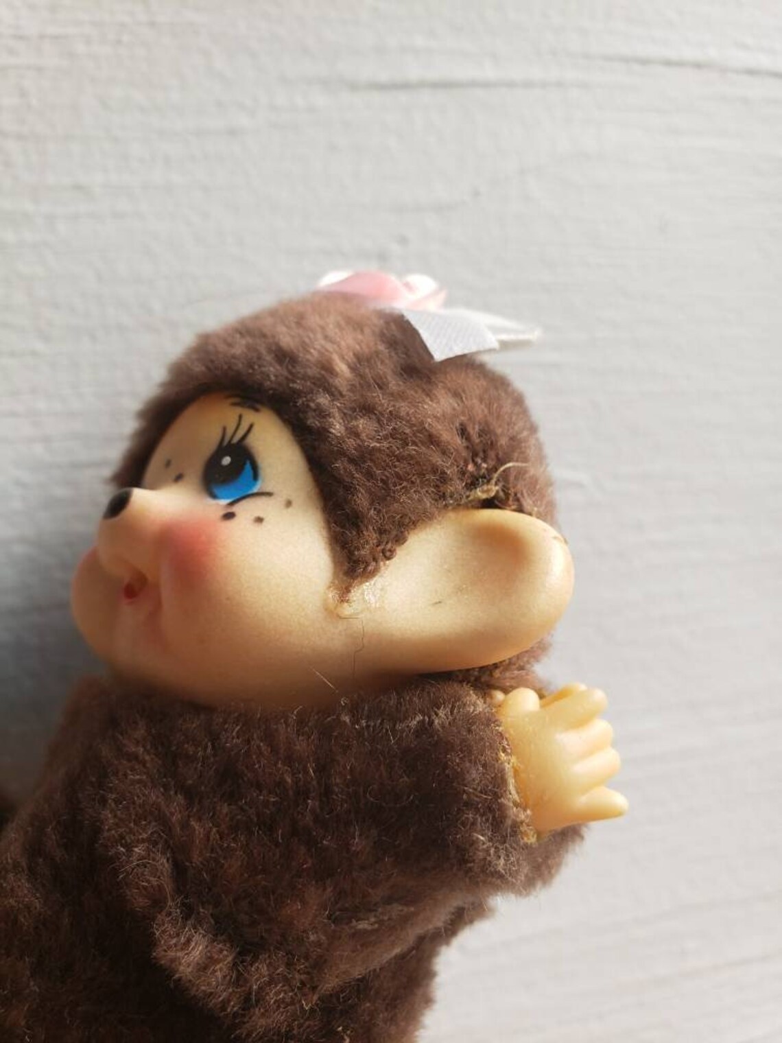 Vintage 80's Monchichi Monkey With Key Ring. - Etsy Canada