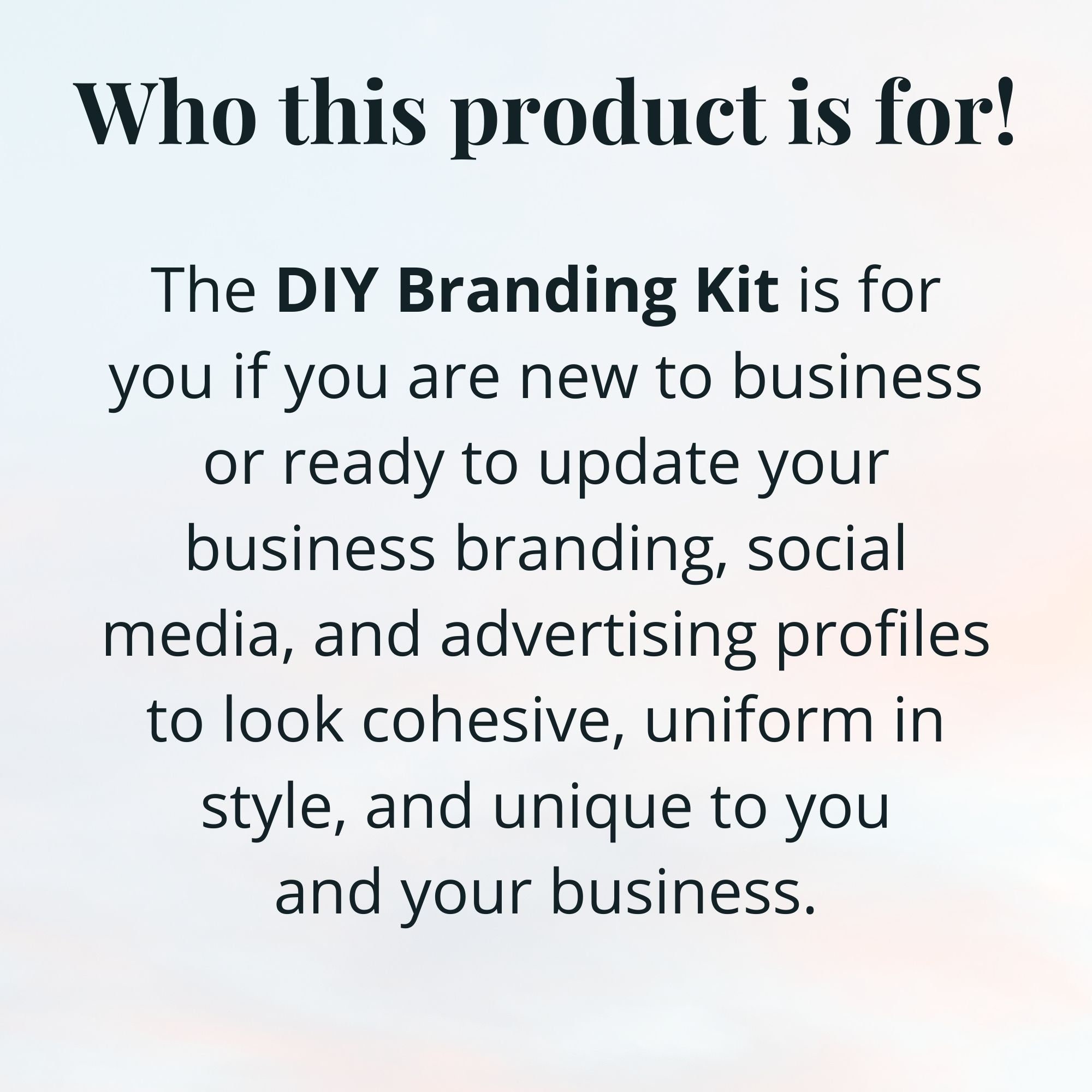 DIY Branding Kit in Elegance black Color Scheme, Fully Editable Canva ...