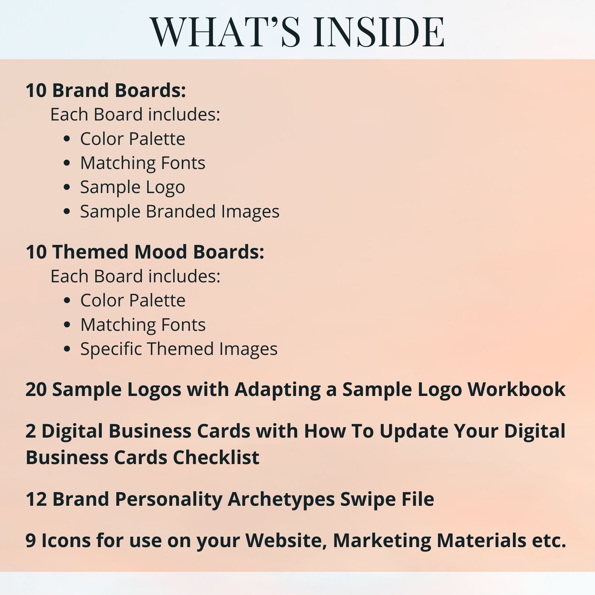 Visual Brand Identity Toolkit, Done for You Color Palettes and Fonts ...