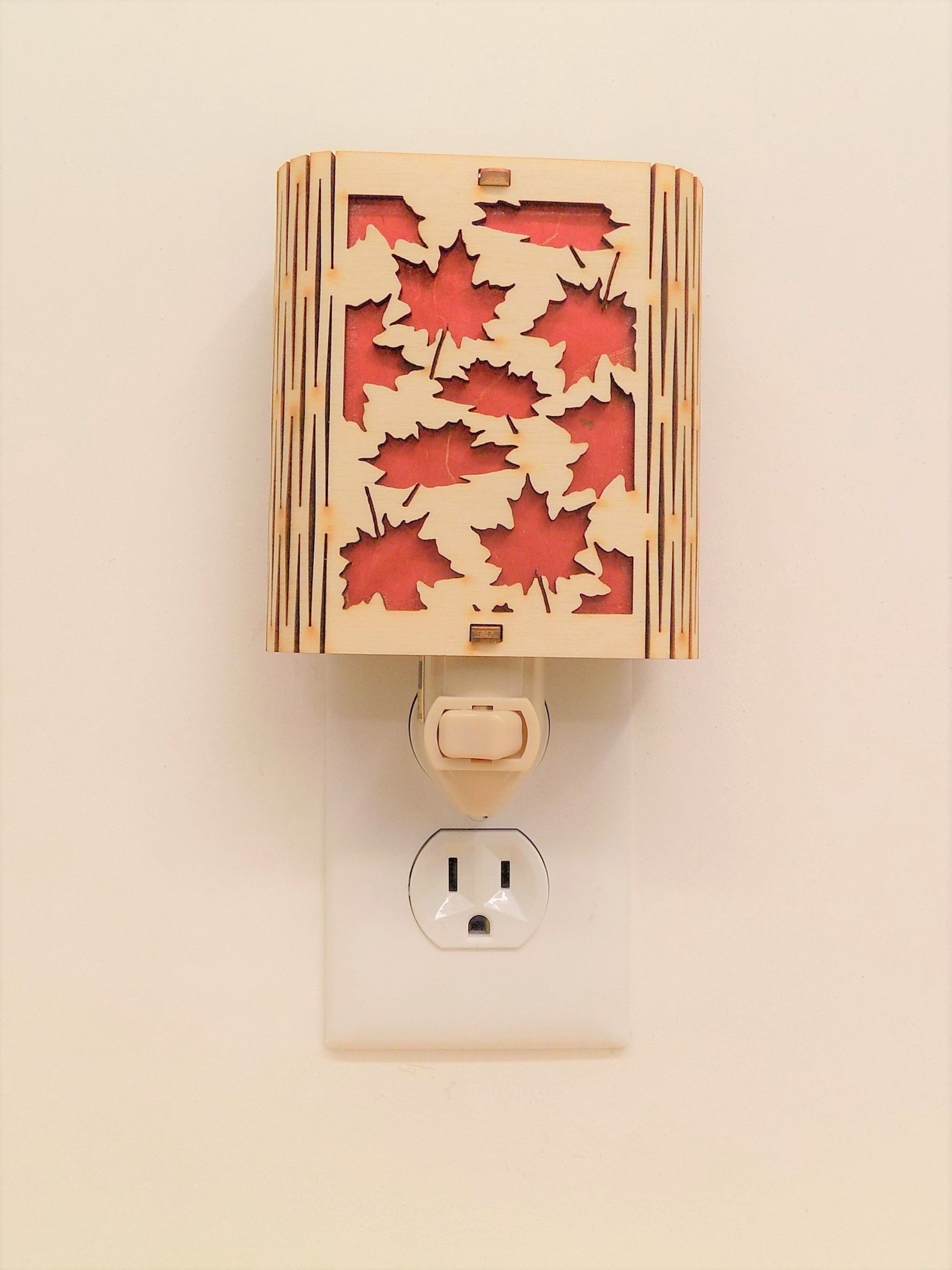Maple Leaves Night Light, Lamp, Light, Maple Leaf, Fall Foliage, Ideal ...