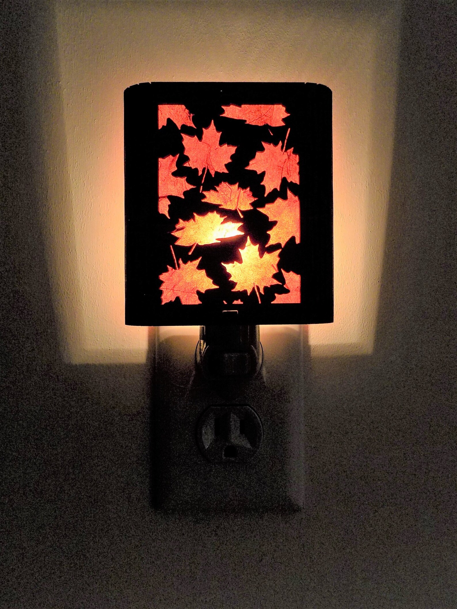 Maple Leaves Night Light, Lamp, Light, Maple Leaf, Fall Foliage, Ideal ...