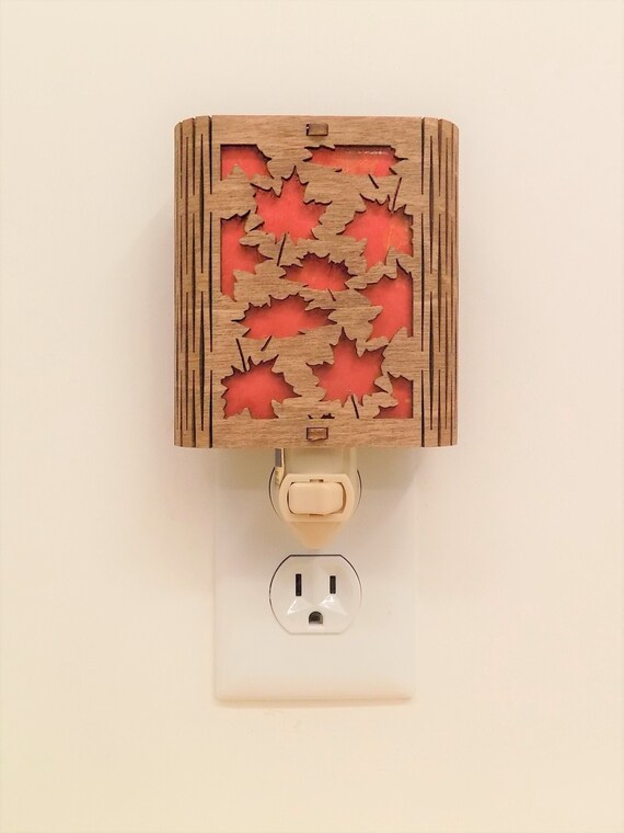 Maple Leaves Night Light Lamp Light Maple Leaf Fall | Etsy UK