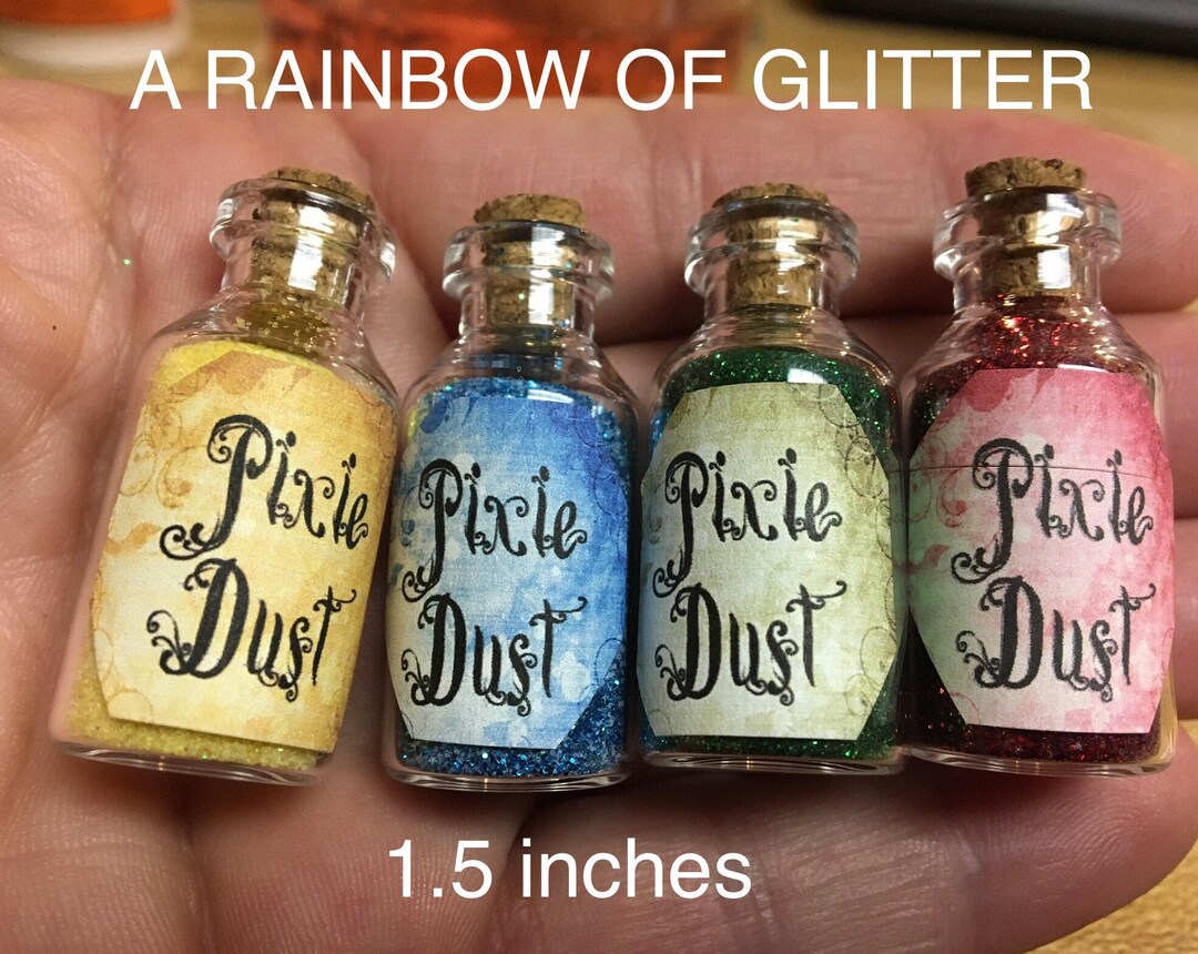 Fairy/pixie Dust Glitter Bottle/jar/vial Party Favors - Etsy