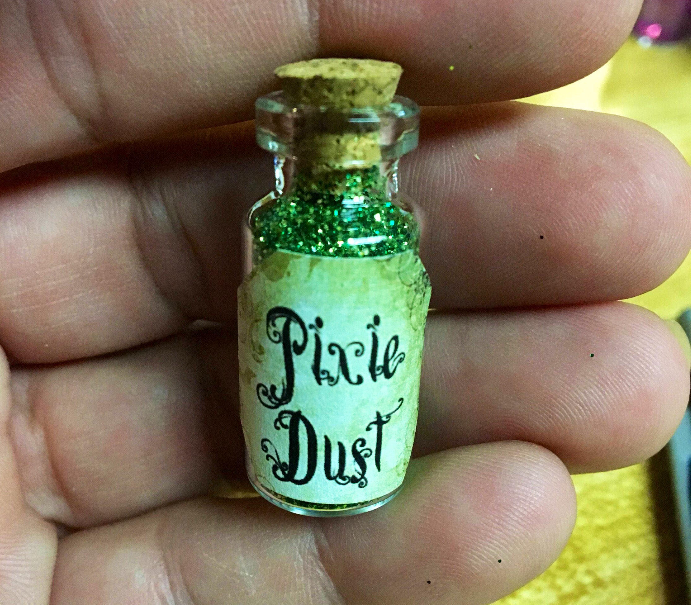 Fairy/pixie Dust Glitter Bottle/jar/vial Party Favors - Etsy