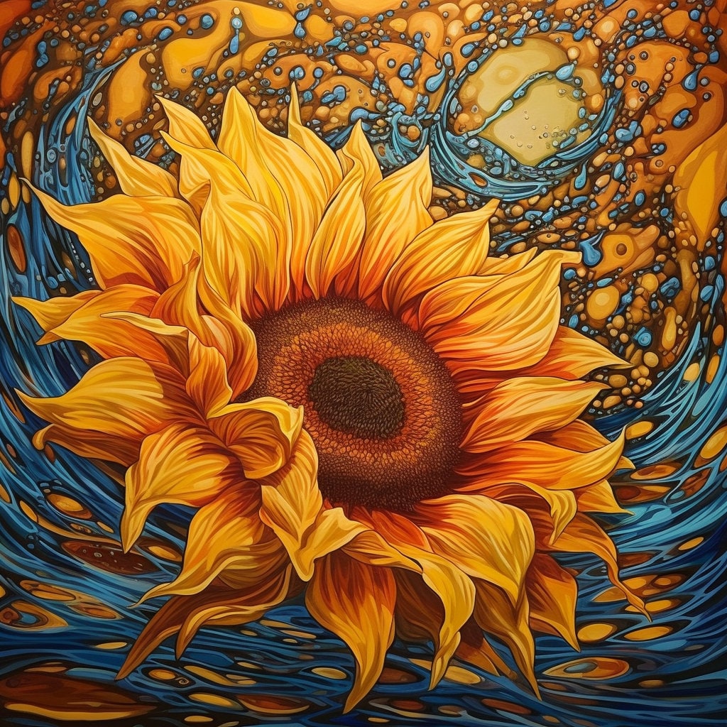 Psychedelic Sunflowers