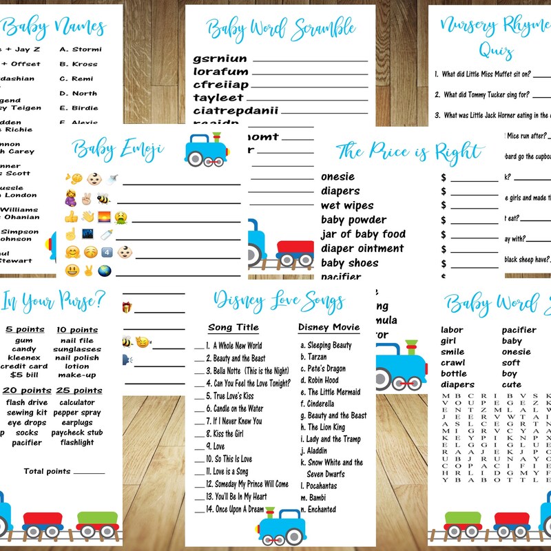 Train Baby Shower - Etsy