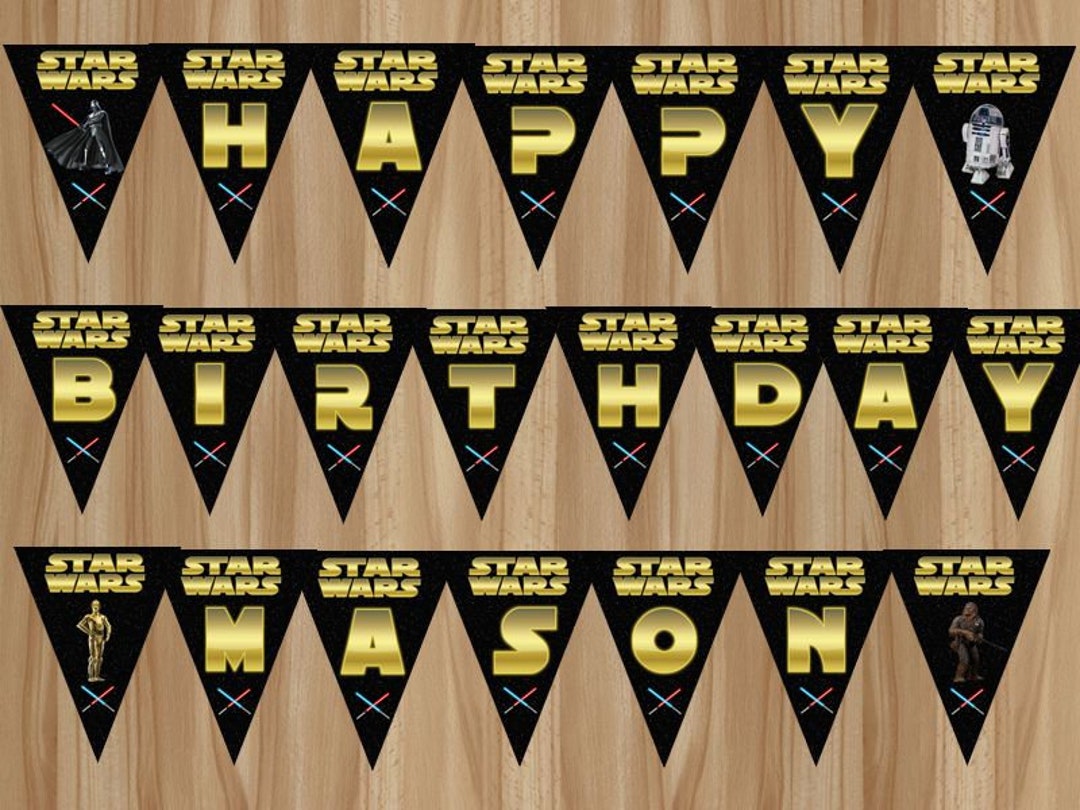 Star Wars Banner, Star Wars Printables, Star Wars Characters, Star Wars ...
