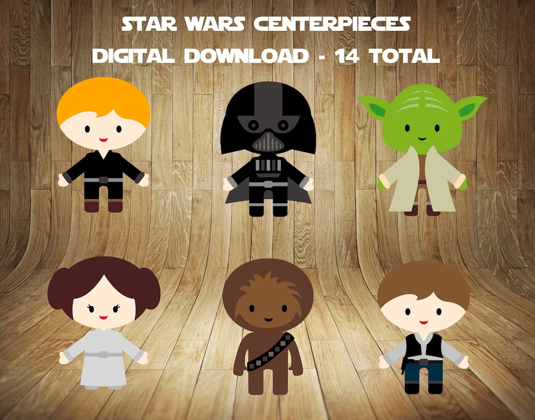 Star Wars Centerpieces, Star Wars Table, Star Wars Printables, Star ...