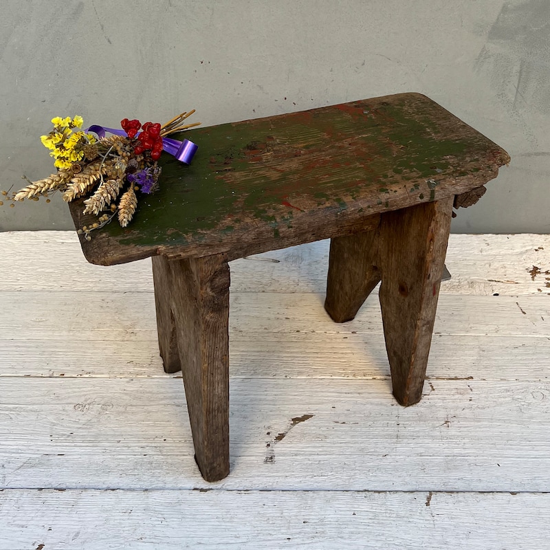 Small Wood Bench - Etsy