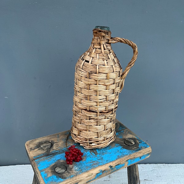 Wicker Jug - Etsy