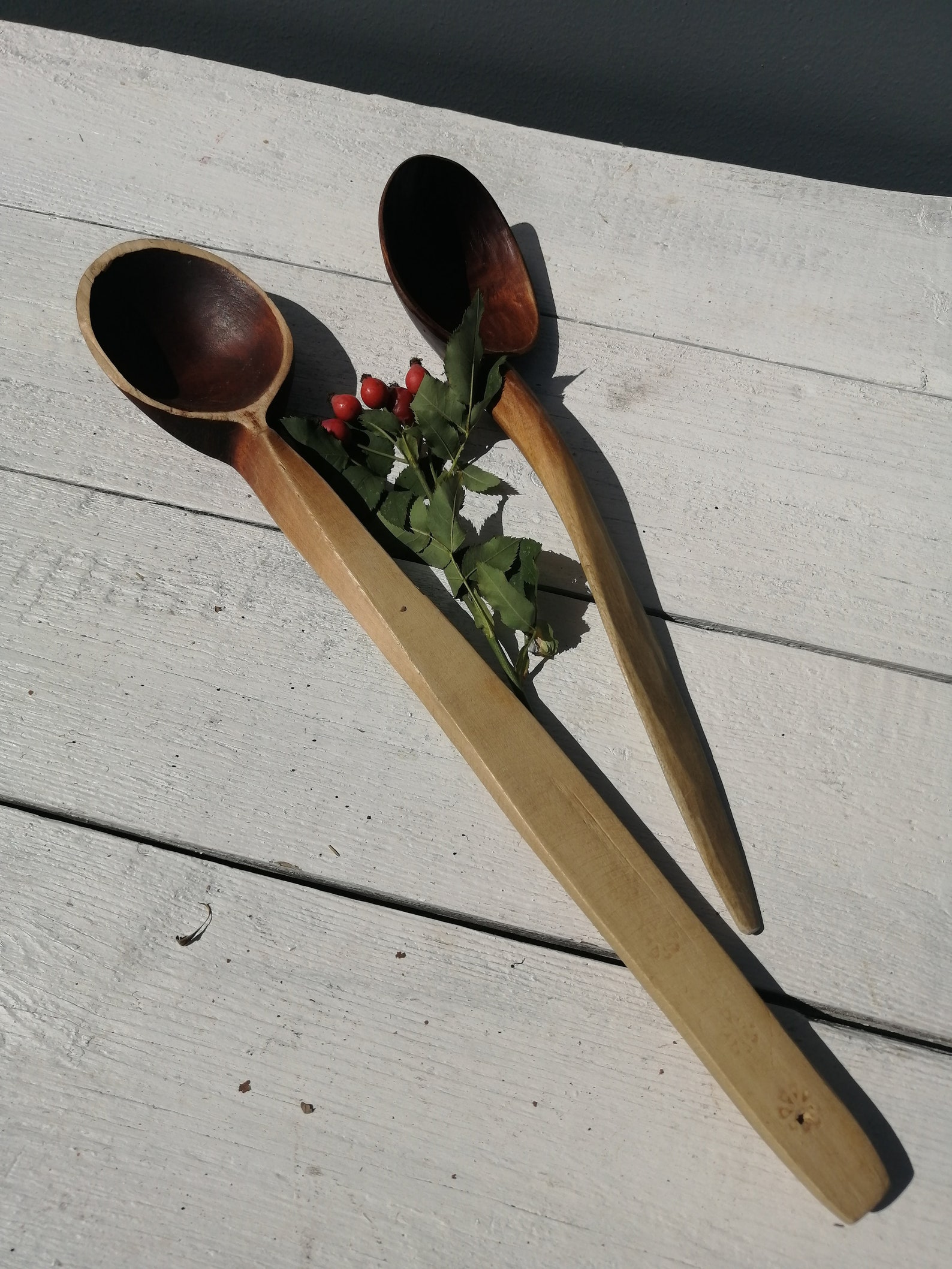 Antique Wooden Spoon Handmade Spoon Wooden Spoon Village - Etsy