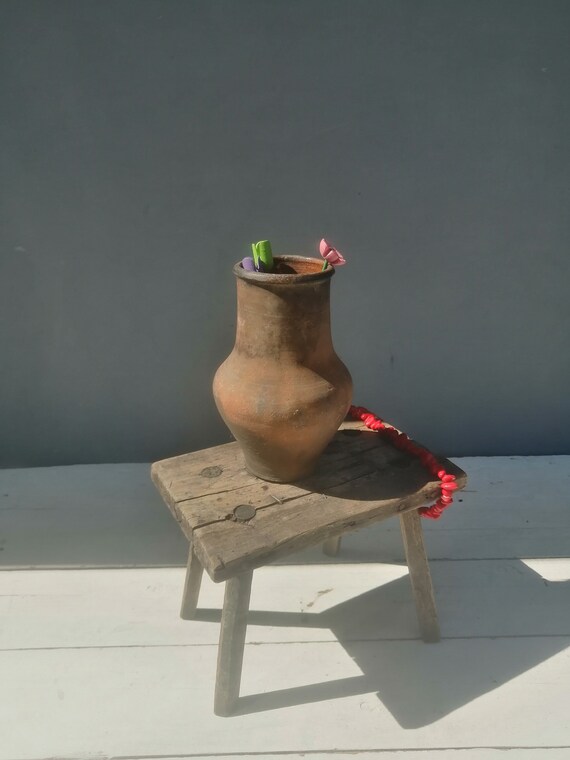 Ceramic Jug Antique Clay Jug Rustic Milk Jug Traditional - Etsy