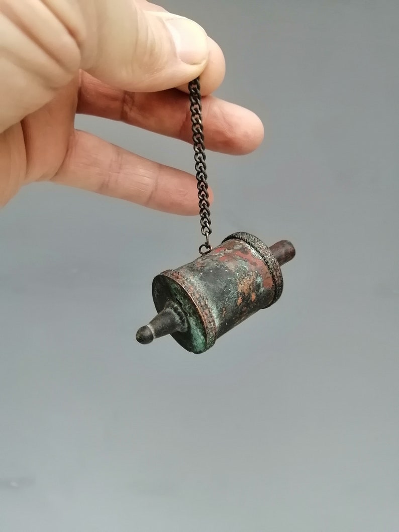 Antique Powder Flask Antique Copper Flask Vintage Black - Etsy