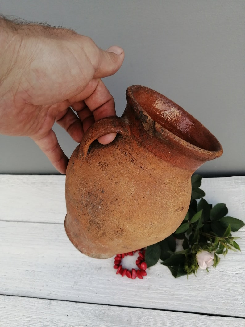 Clay Pots Ceramic Vase Unique Pot Vintage Pot Flower Vase - Etsy