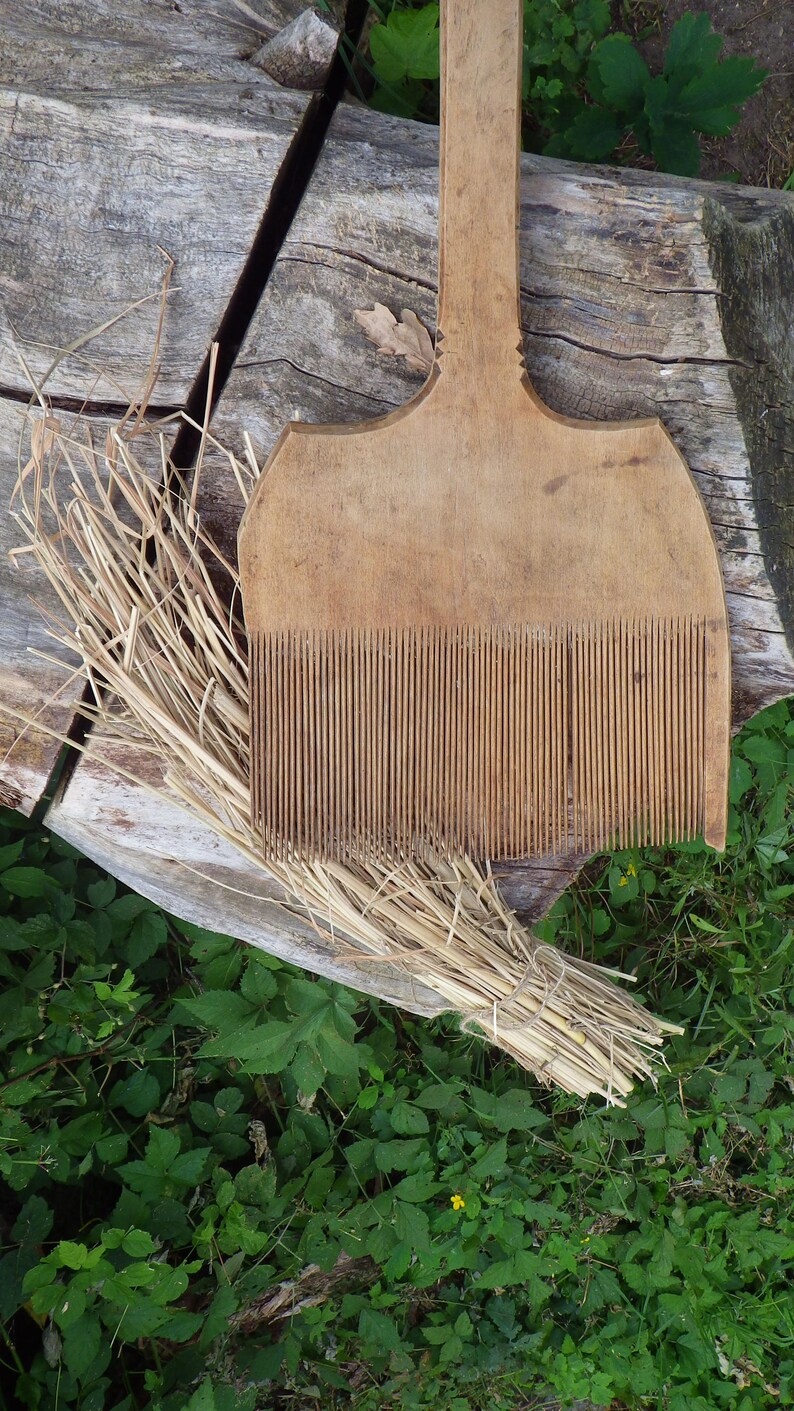 Ancient Tool Barber Gift Salon Decor Wooden Comb Garden - Etsy
