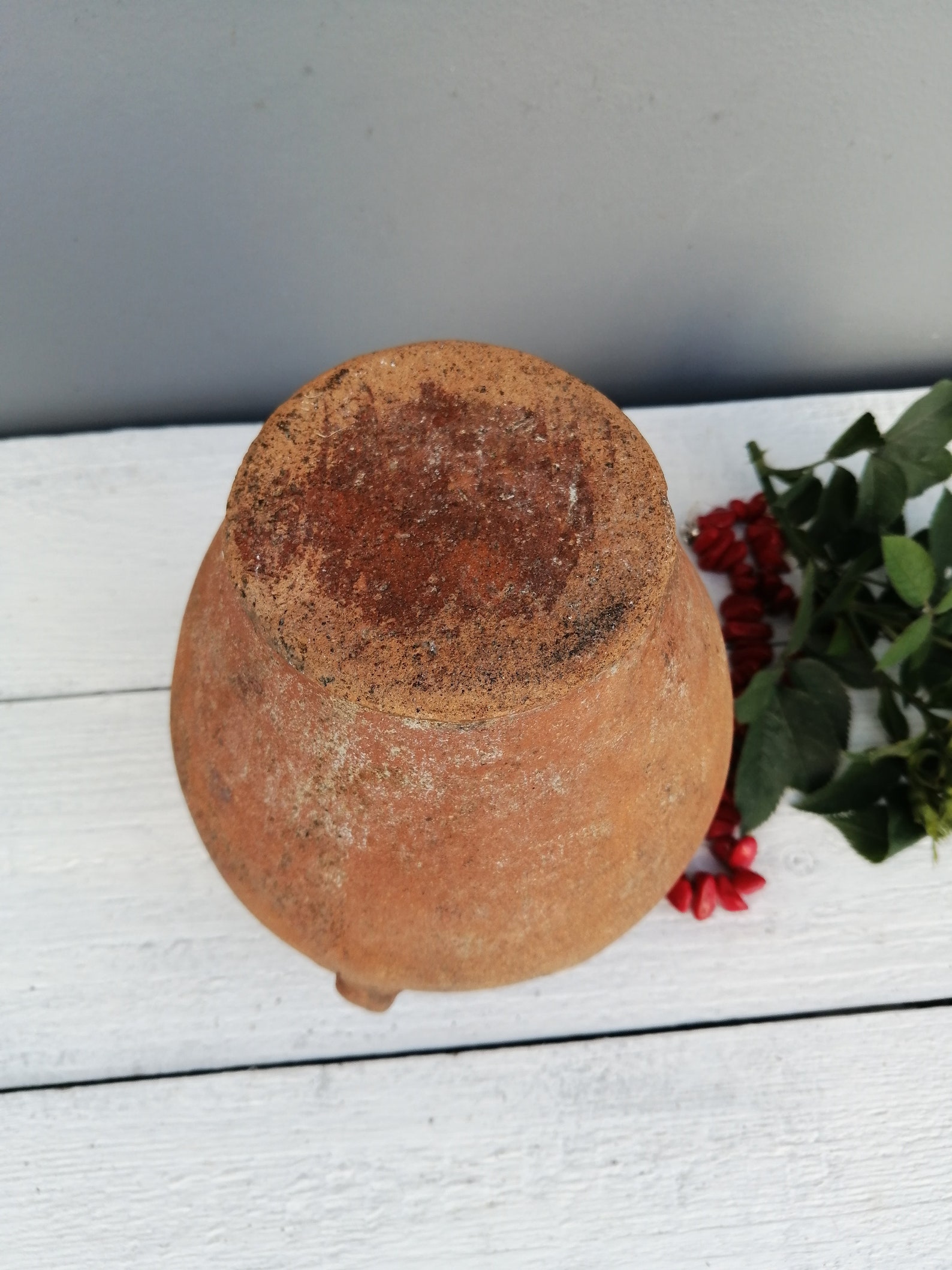 Clay Pots Ceramic Vase Unique Pot Vintage Pot Flower Vase - Etsy