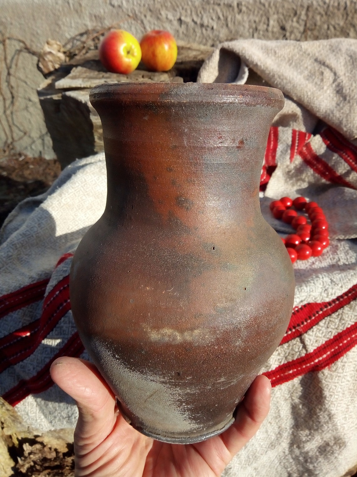 Clay pots Ceramic Vase Clay jug Ceramic pot Flower Vase | Etsy