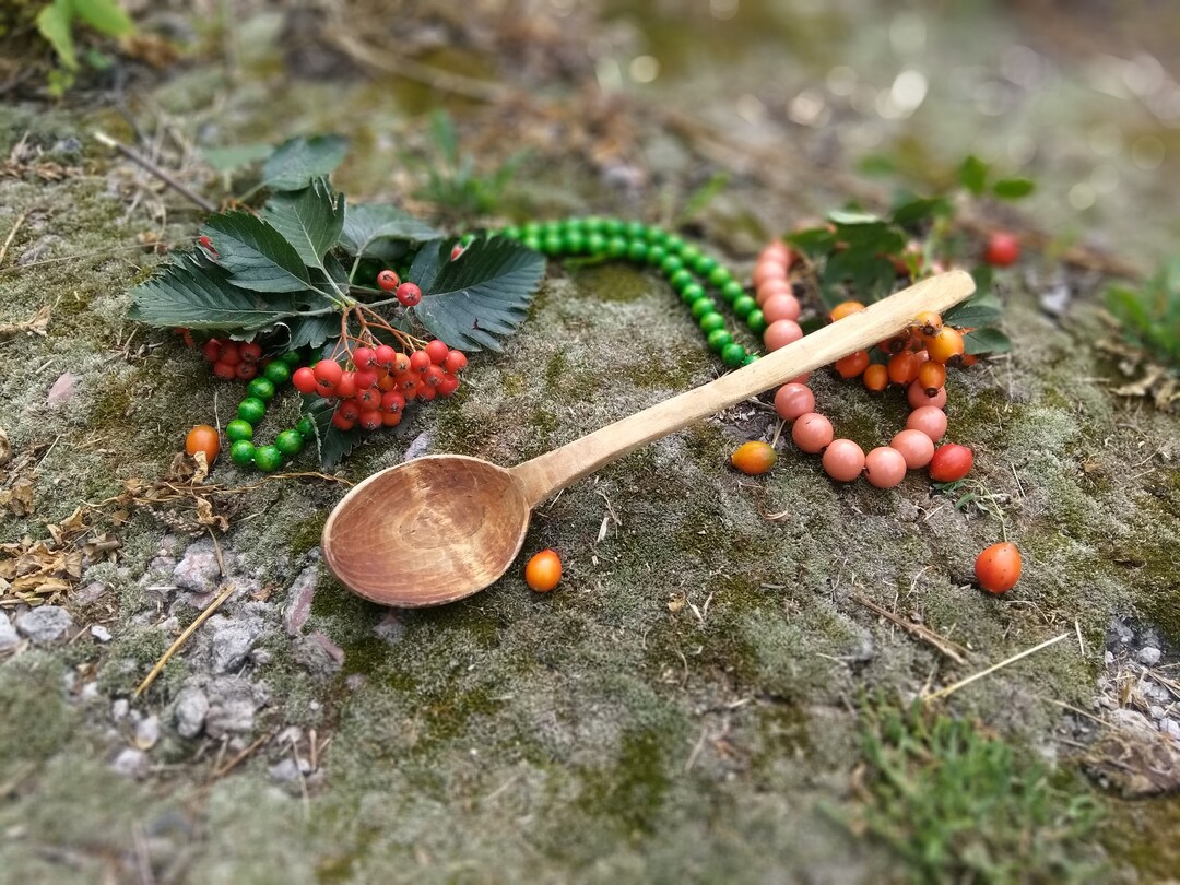 Vintage Wooden Spoon, Hand Carved Spoon, Wooden Spoon, Rustic Spoon ...