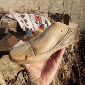 Vintage Cobbler, Wooden Shoe Shape, Primitive Decor, Antique Carved ...