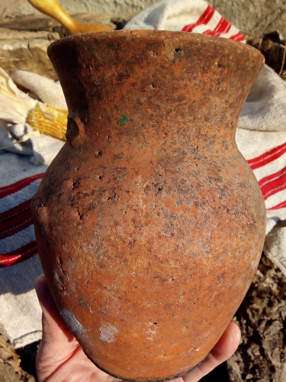 Clay pots Ceramic vase Clay jug Unique pot Flower vase | Etsy