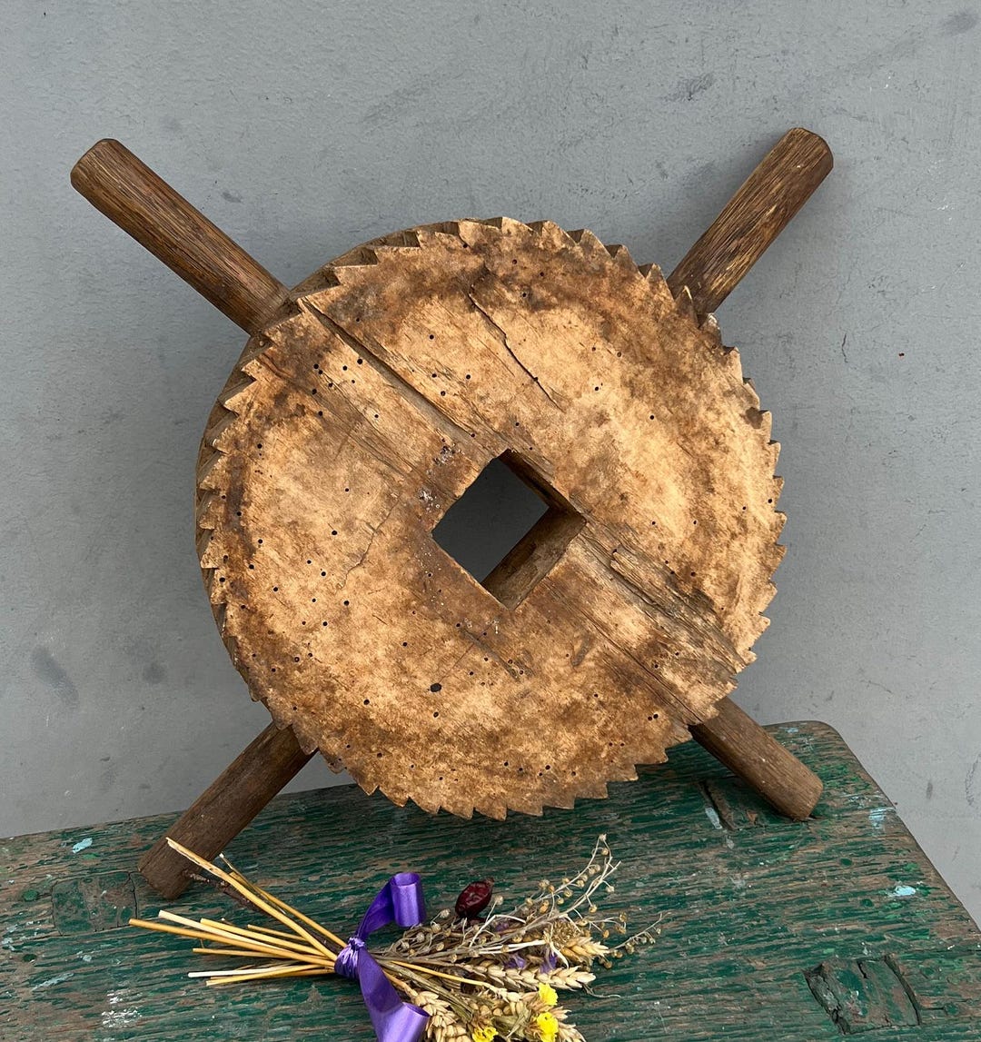 Wooden Gear, Weaving Loom, Spinning Machine, Handmade, Wooden Wheel ...