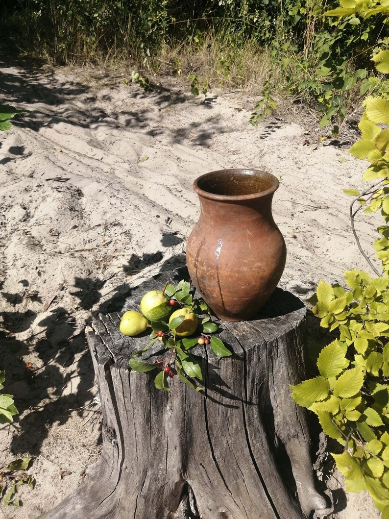 Clay pots Ceramic vase Unique pot Vintage pot Flower vase | Etsy