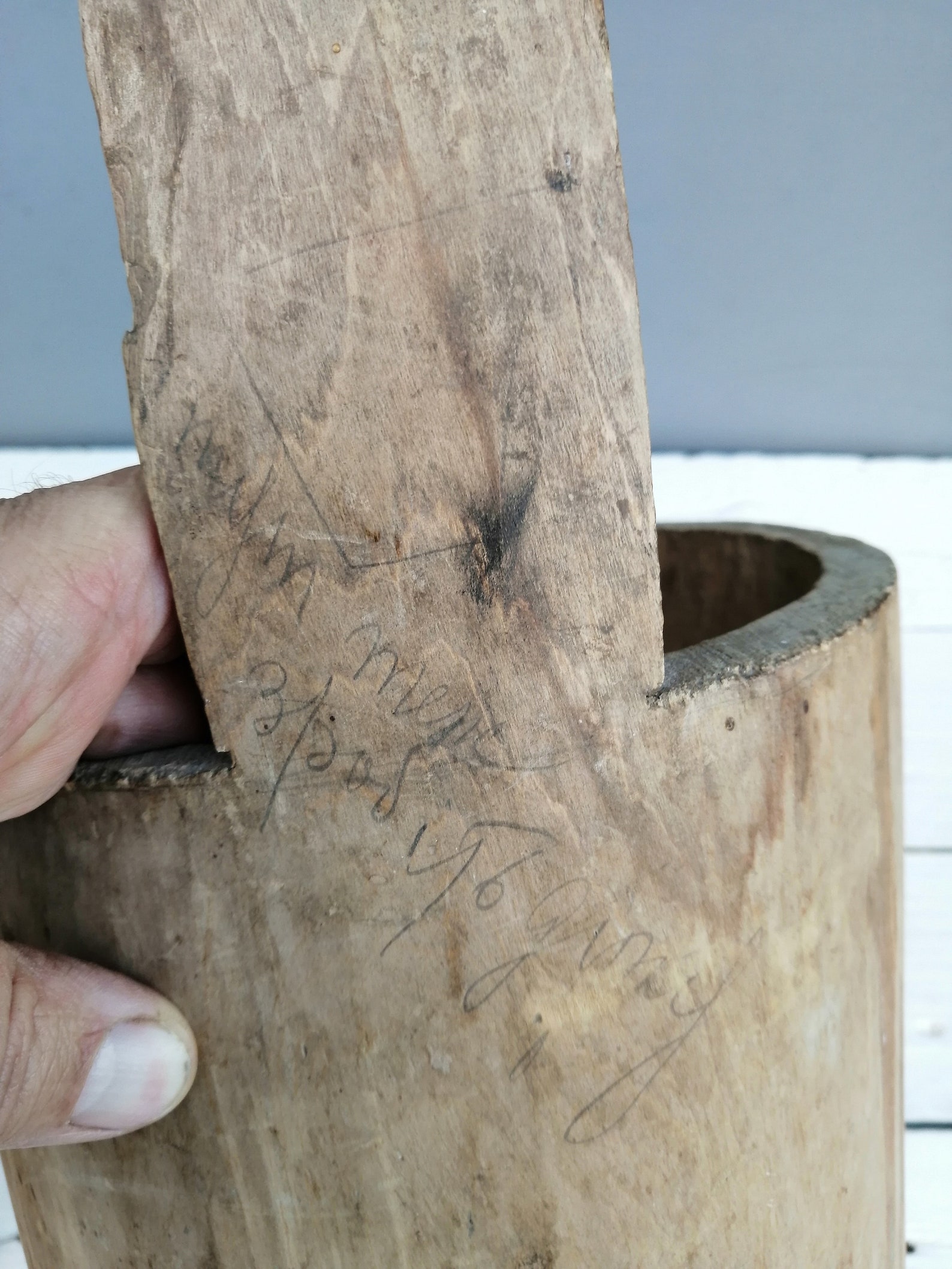 Primitive Wood Farm Barrel Rustic Barrel Vintage Barrel | Etsy