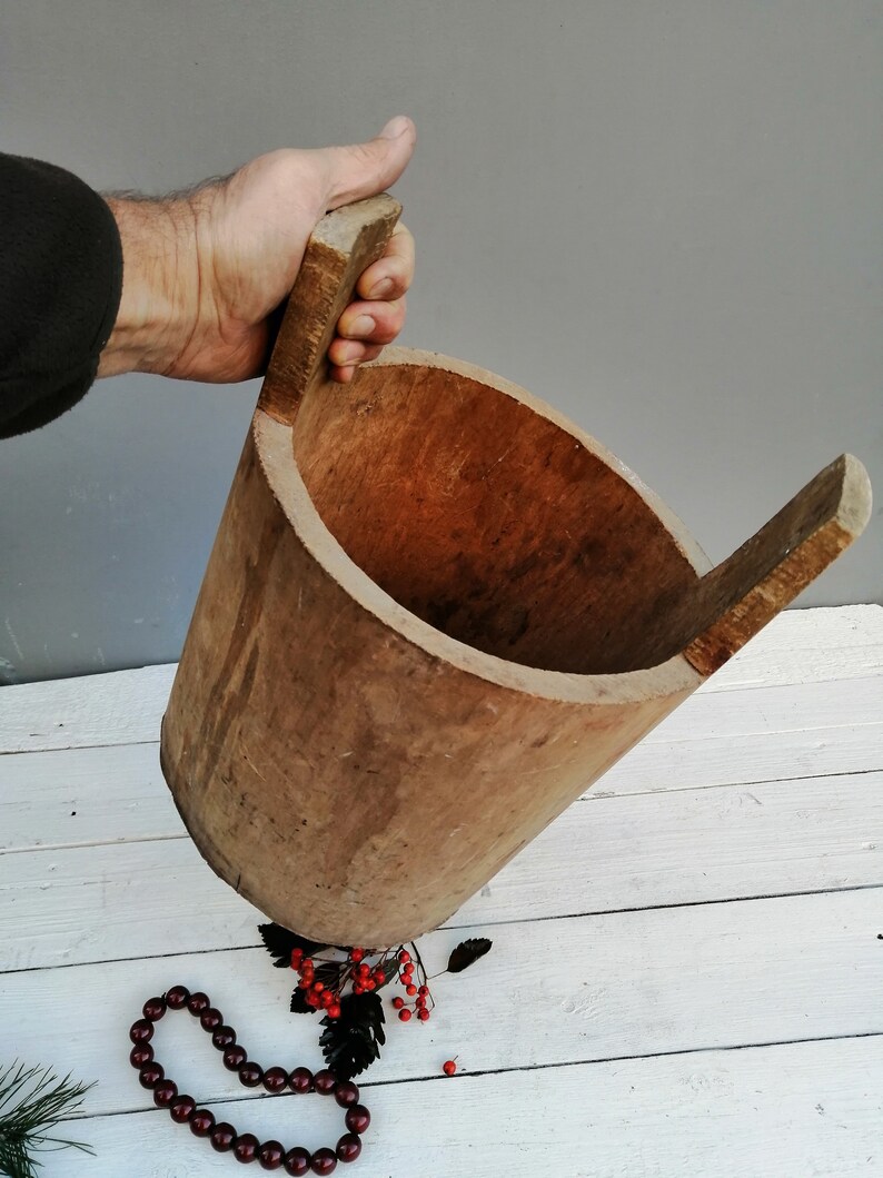 Primitive Wood Farm Barrel Rustic Barrel Vintage Barrel - Etsy