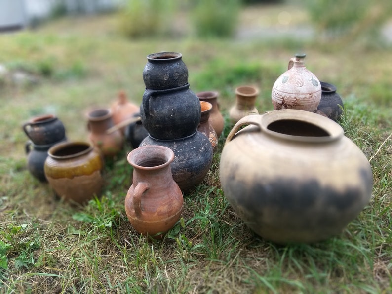 Ceramic Jug Antique Clay Jug Rustic Milk Jug Traditional - Etsy