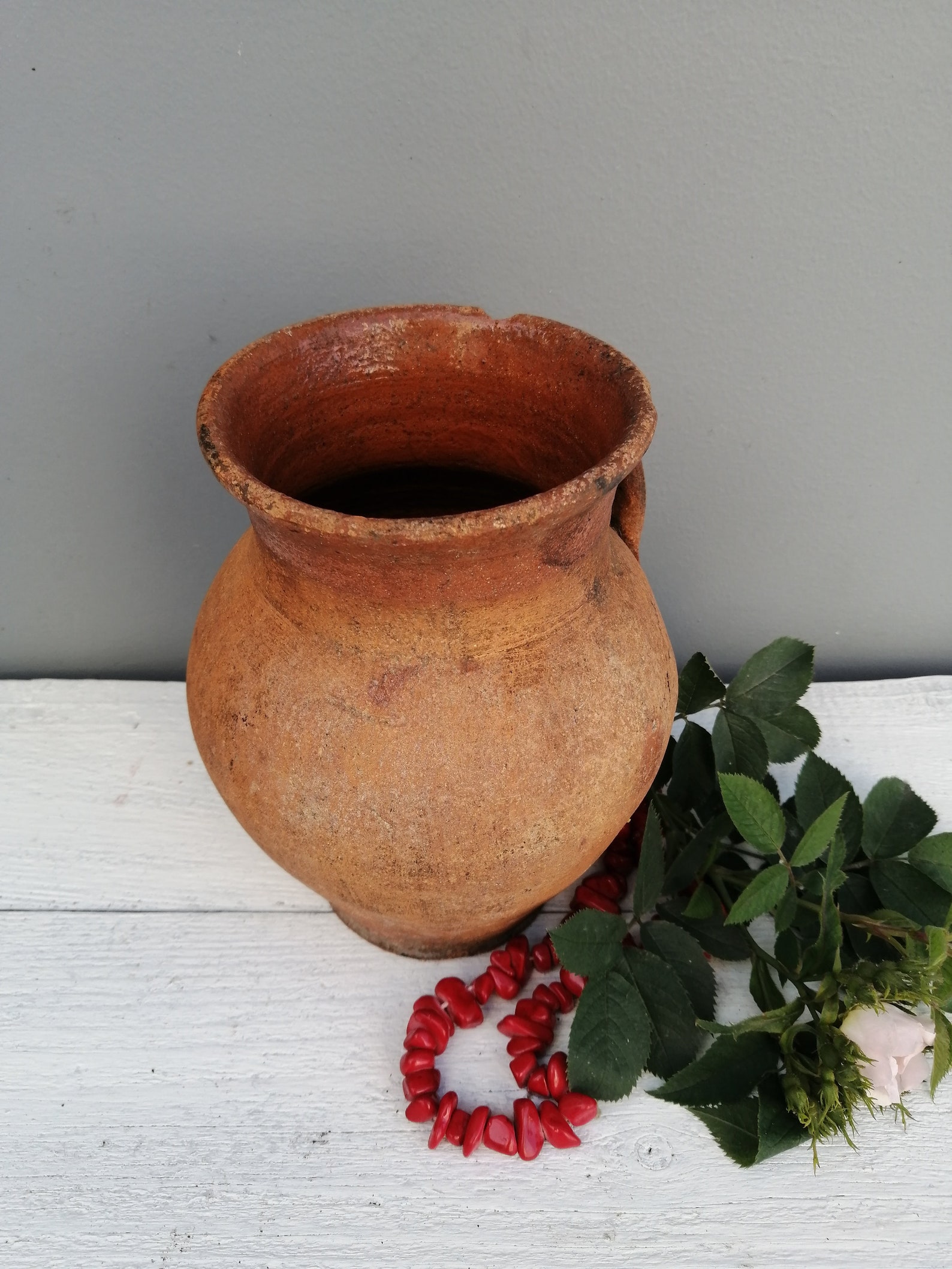 Clay Pots Ceramic Vase Unique Pot Vintage Pot Flower Vase - Etsy