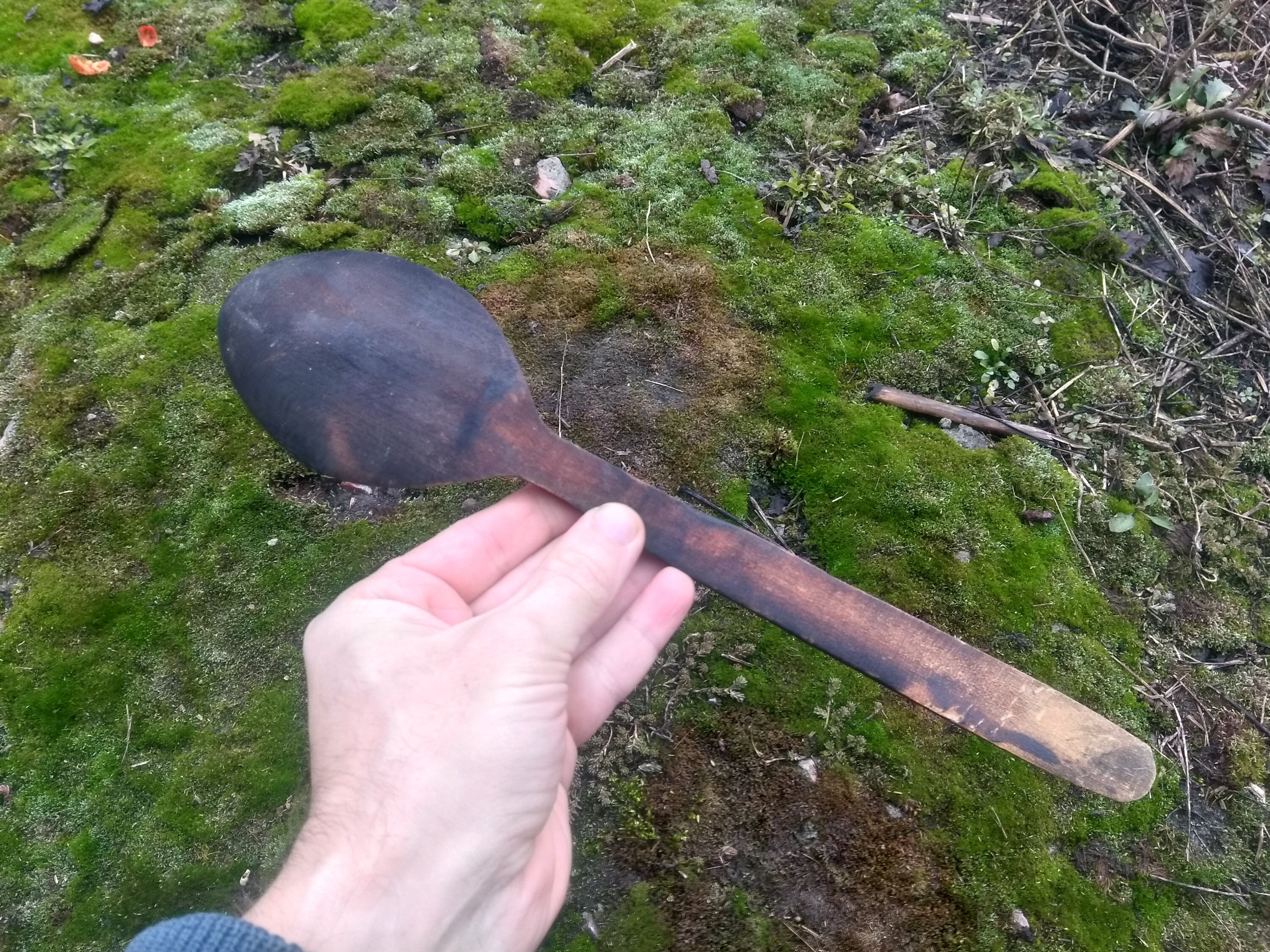 Vintage wooden spoon hand carved spoon wooden spoon rustic | Etsy