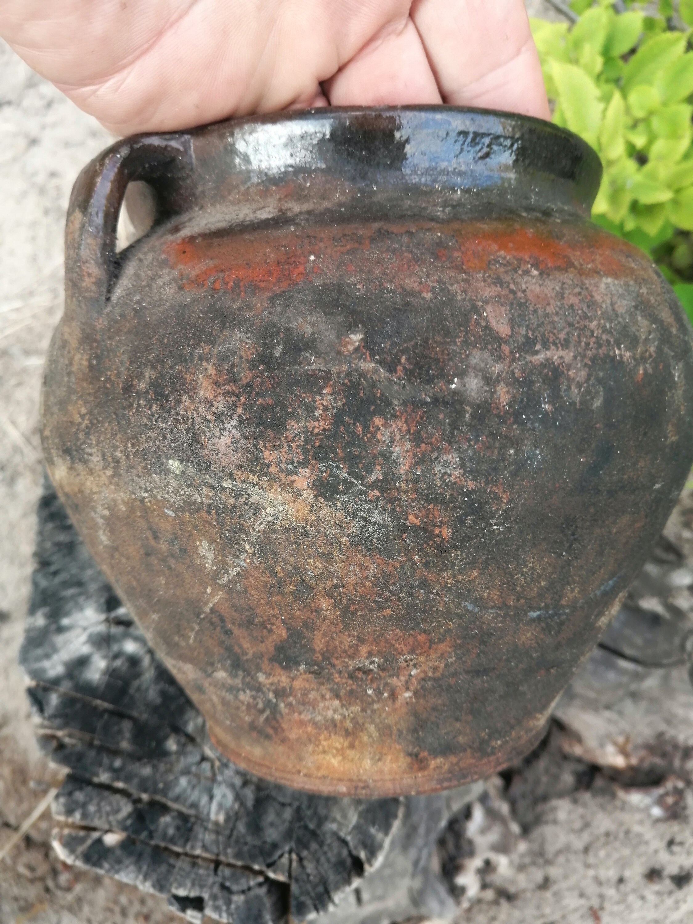 Vintage Pot Small Clay Pot Antique Amphora Clay Plant Pot | Etsy