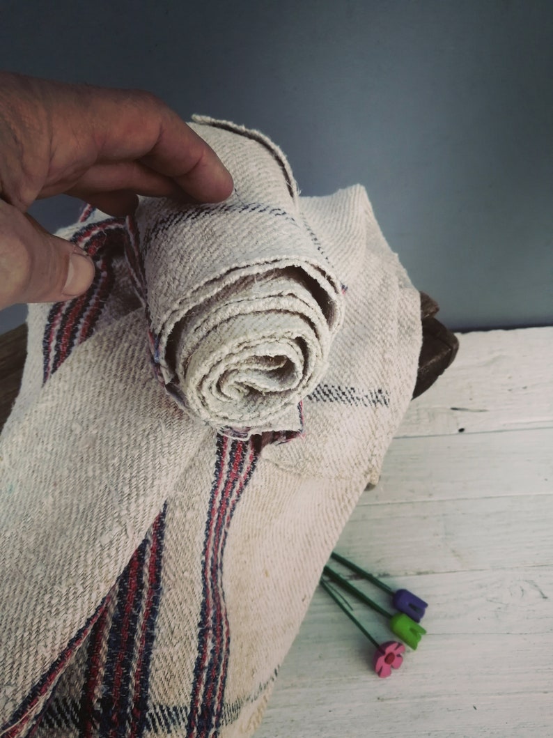 Antique Linen by the Yard Organic Linen Roll Natural Linen | Etsy