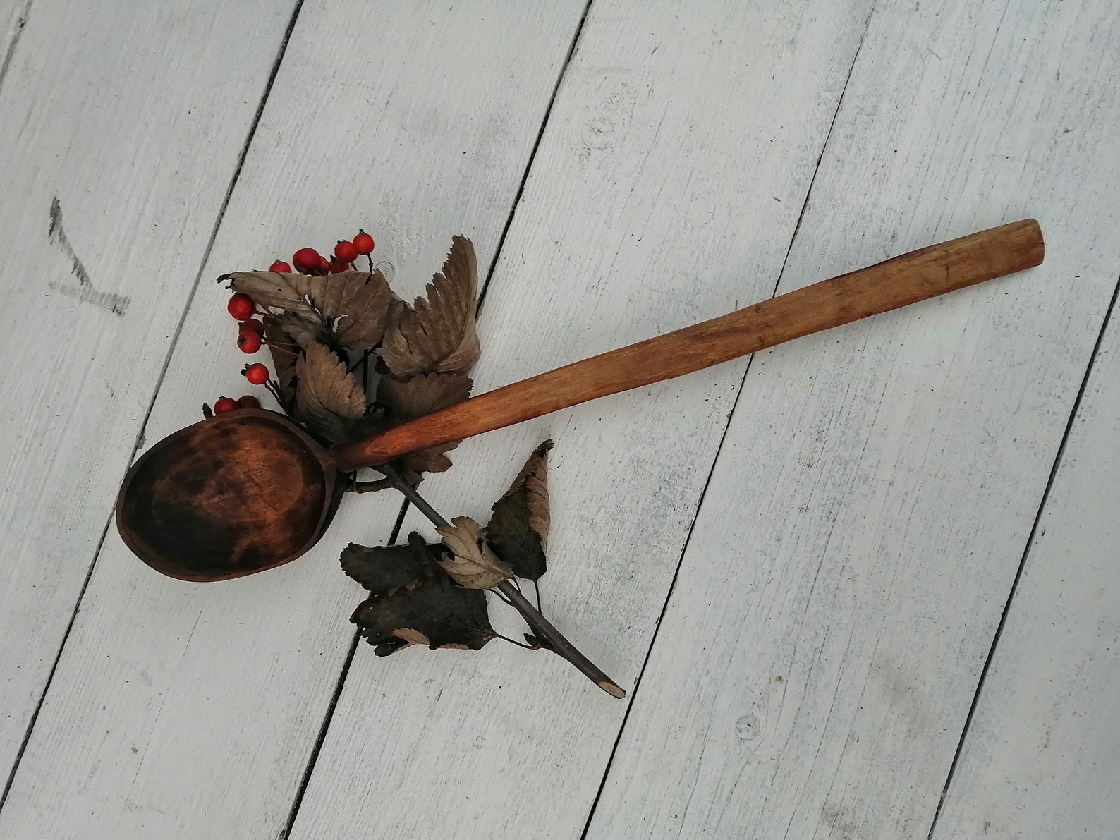 Antique Wooden Spoon Handmade Spoon Wooden Spoon Village - Etsy