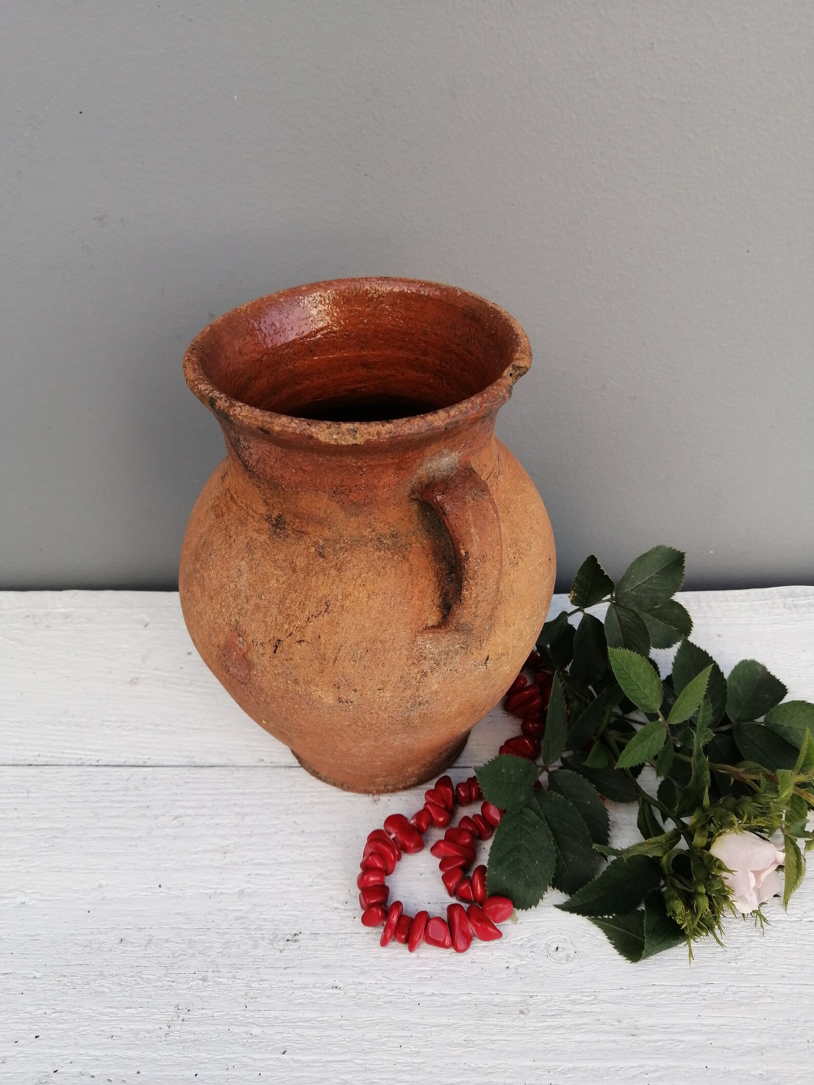 Clay Pots Ceramic Vase Unique Pot Vintage Pot Flower Vase - Etsy