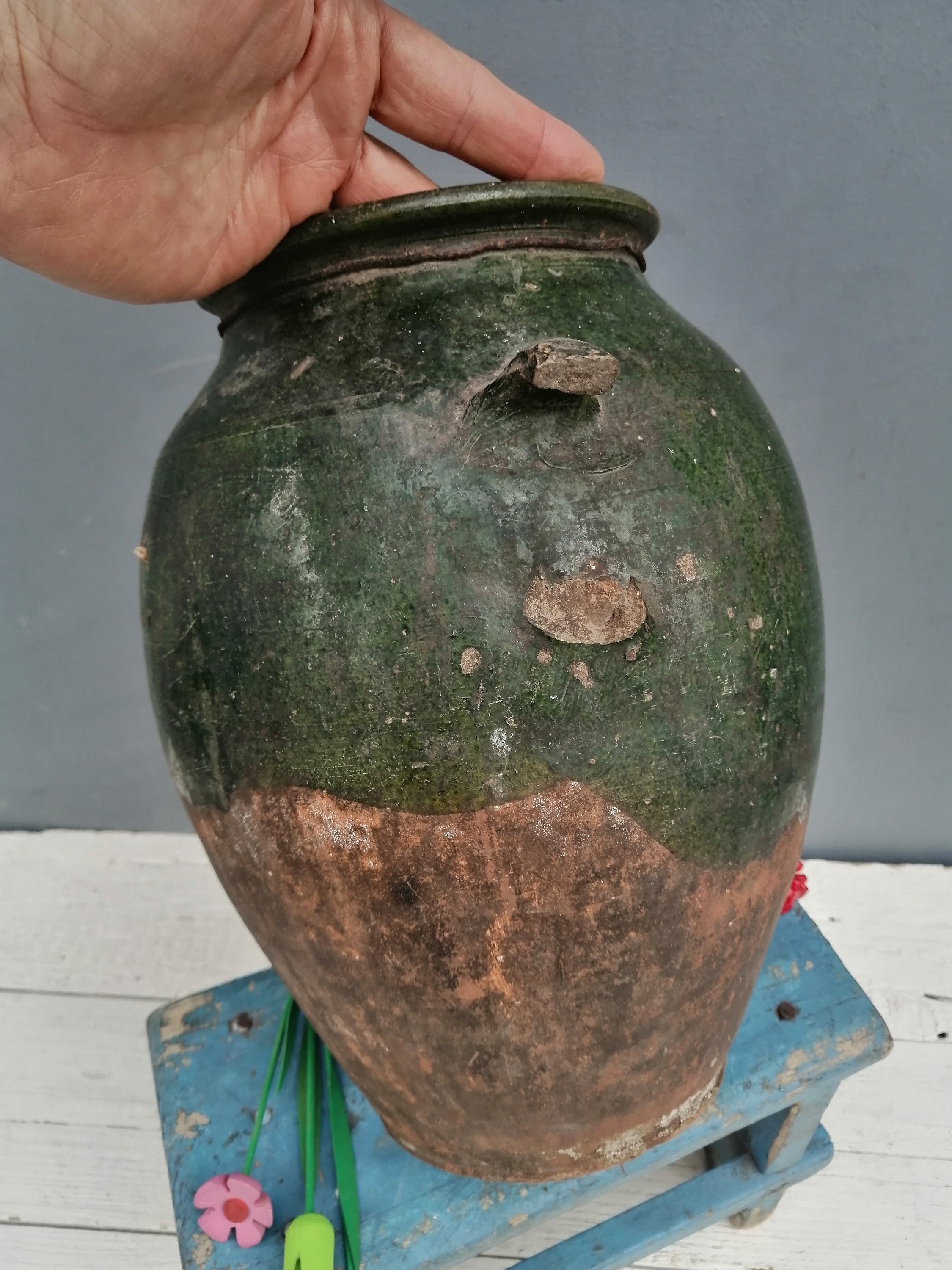 Amphora Clay Clay Pots Ceramic Pot Ceramic Flower Pot | Etsy