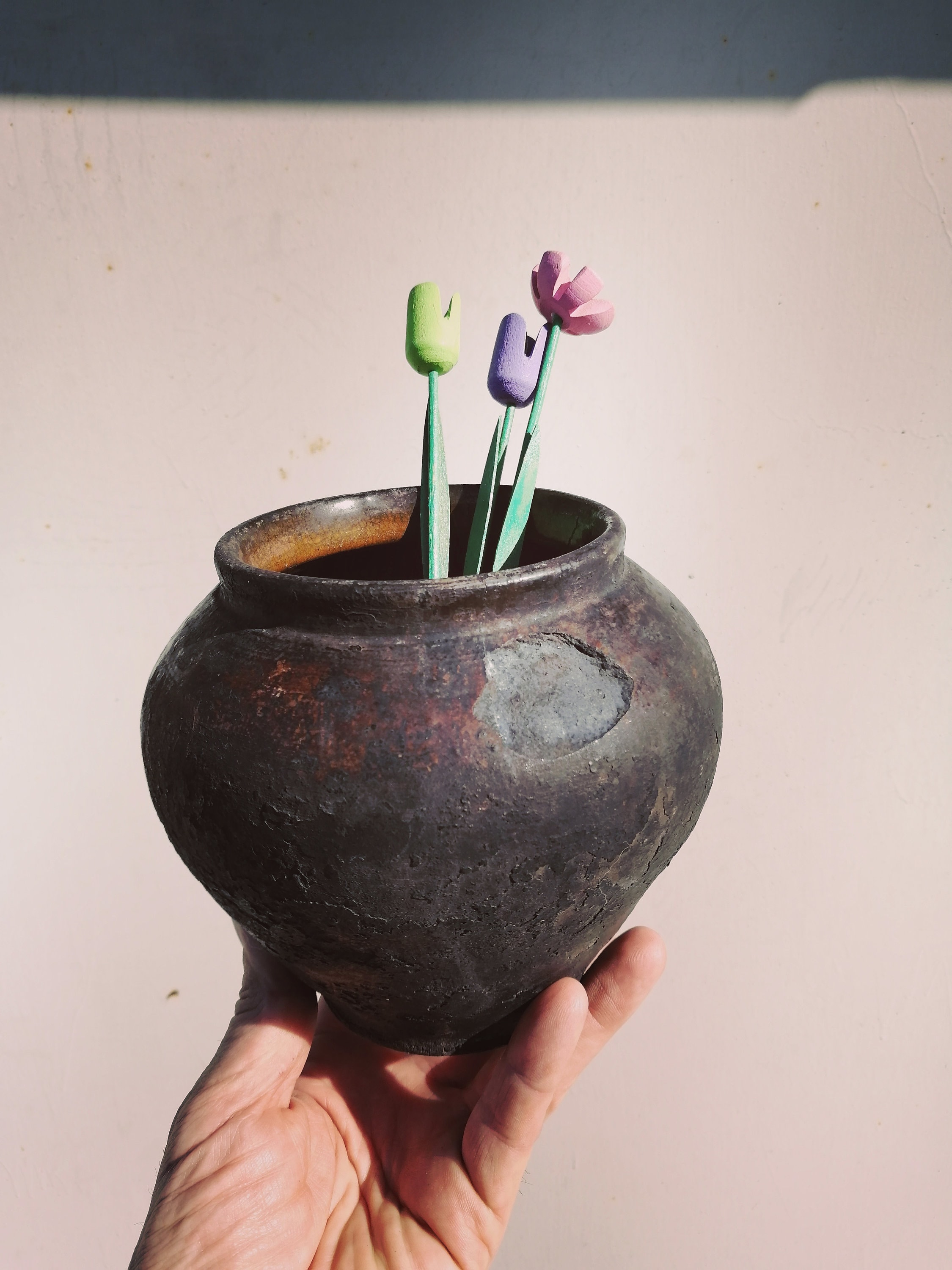 Very Old Clay Vessel Clay Pots Ceramic Vase Clay Pot | Etsy