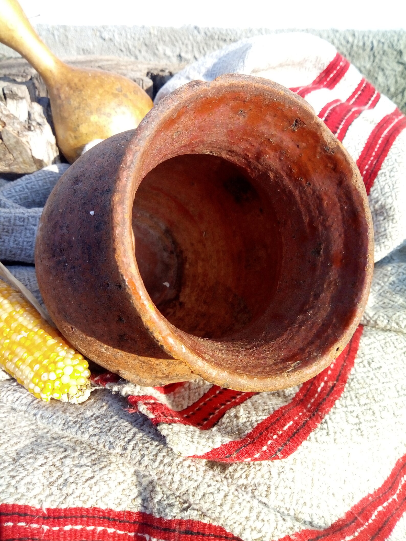 Clay Pots Ceramic Vase Clay Jug Unique Pot Flower Vase | Etsy