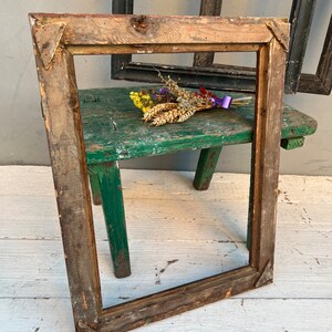 Antique Wooden Photo Frame Set, Folk Art Home Decor - Etsy