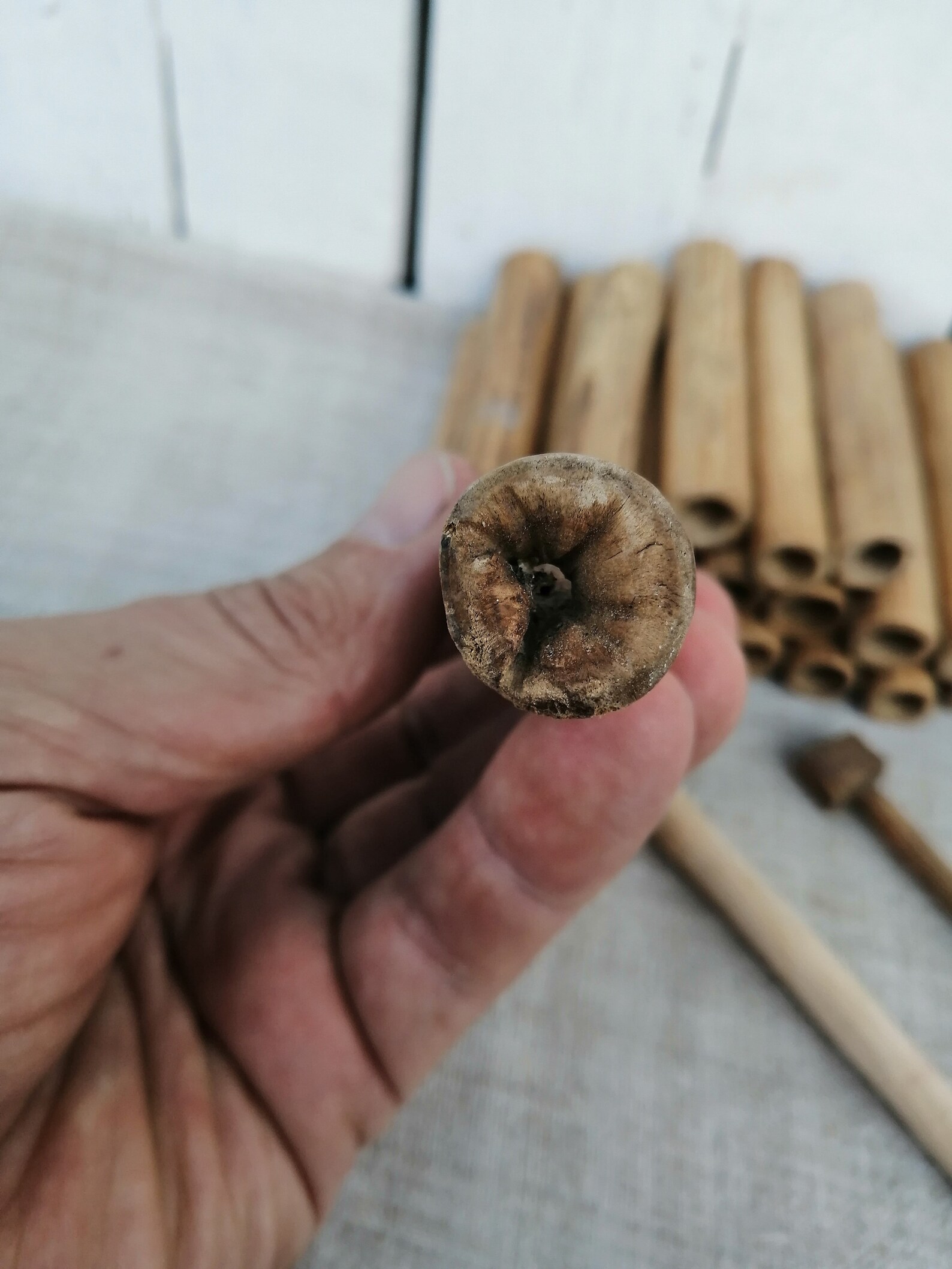 Some Details of an Old Spinning Wheel, Shuttle for a Loom, Folk Art ...