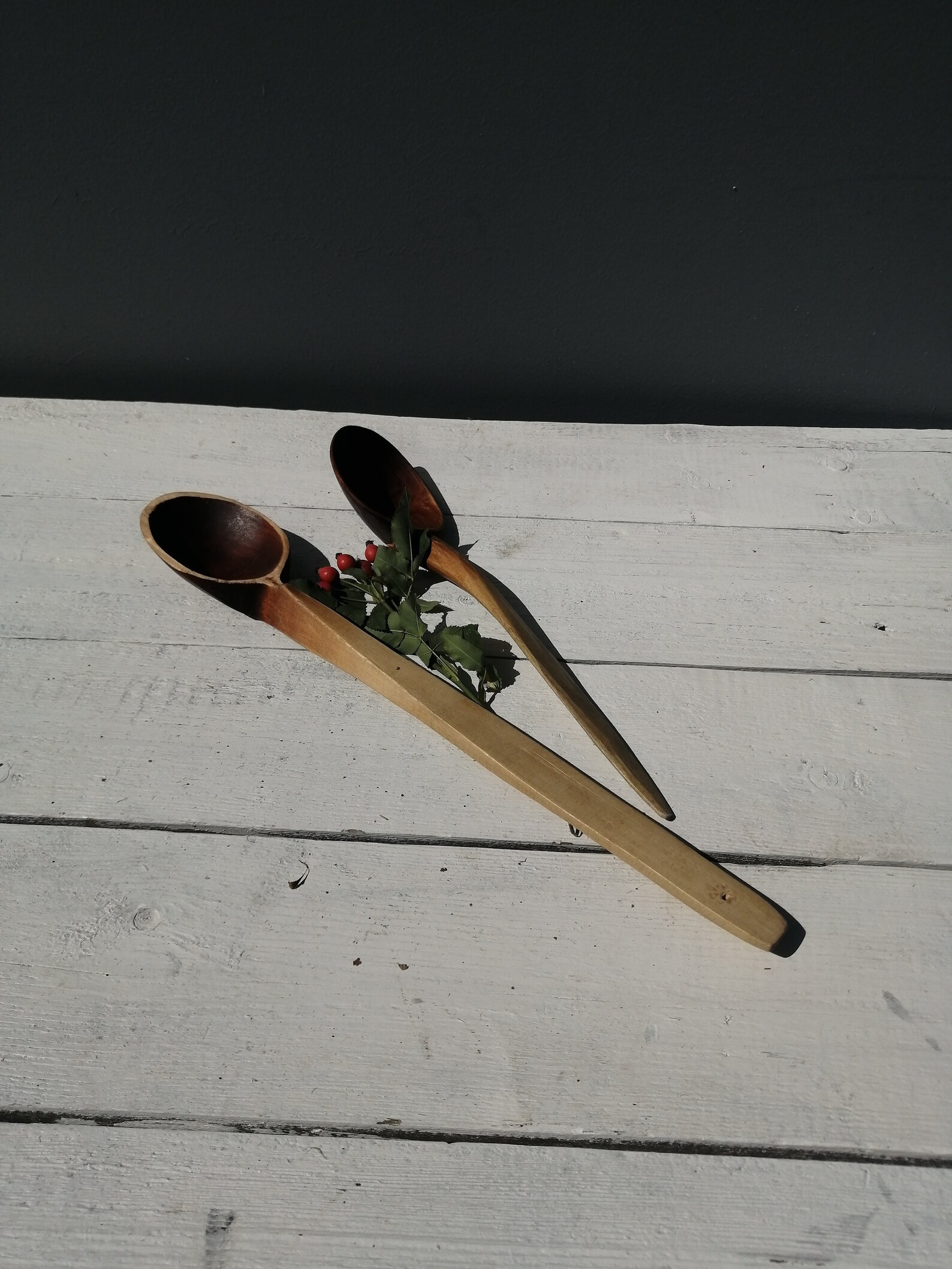 Antique Wooden Spoon Handmade Spoon Wooden Spoon Village - Etsy
