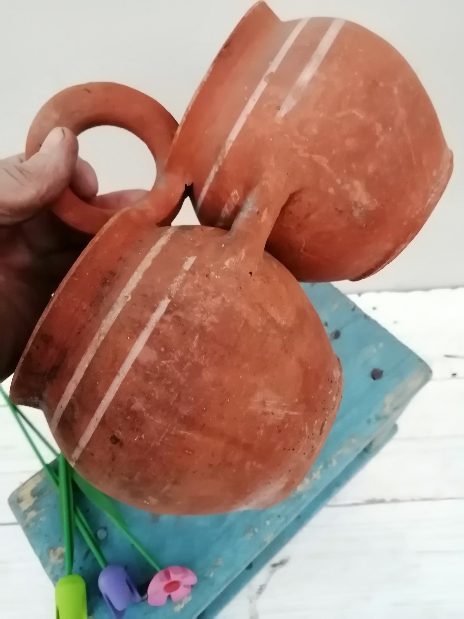 Vintage clay pot Ceramic Large Vase Clay pots Ceramic vase | Etsy