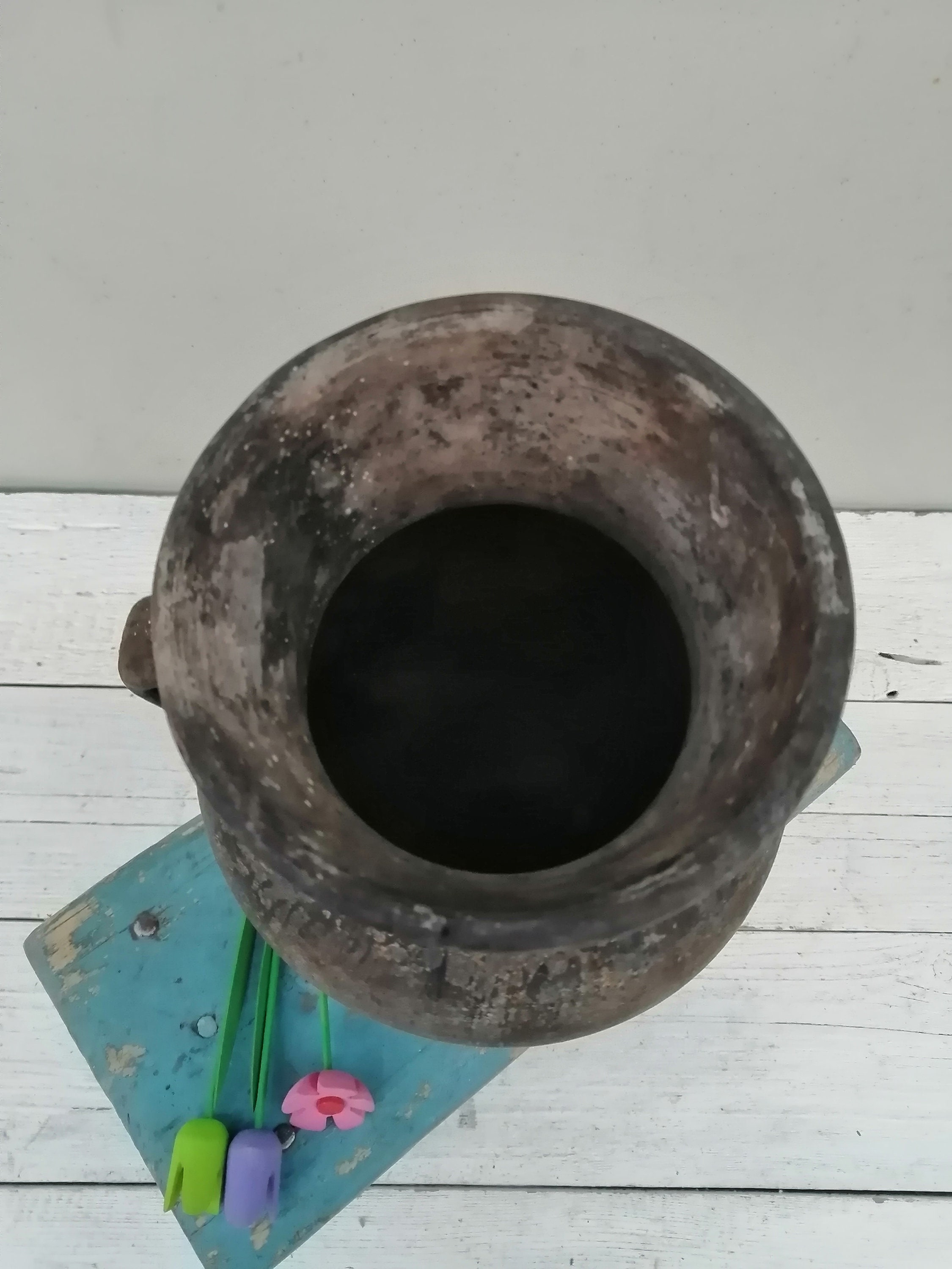 Clay Pots Ceramic Vase Unique Pot Vintage Pot Flower Vase | Etsy