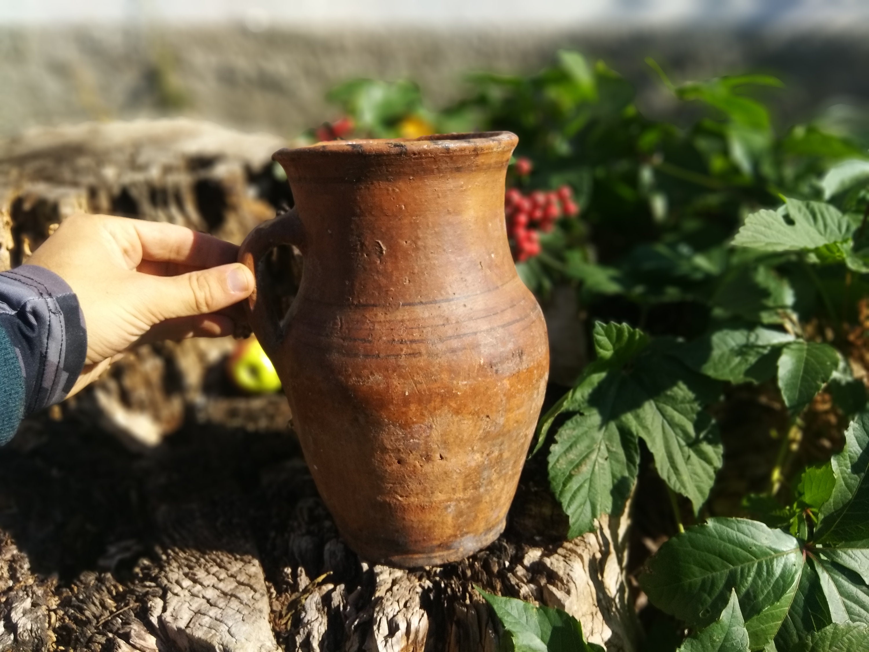 Ceramic Pitcher Vintag Clay Jug Rustic Milk Jug Traditional - Etsy