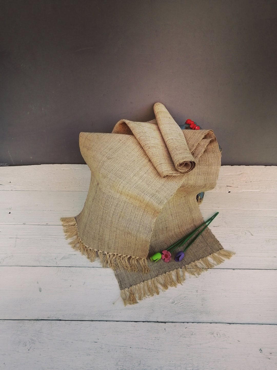 Antique Linen by the Yard, Organic Linen Roll, Natural Linen Fabric ...